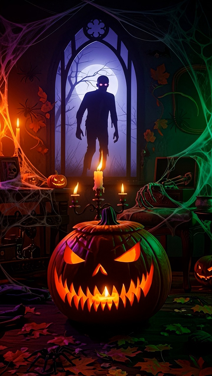 Halloween Pompoen Geest - Free video on Pixabay