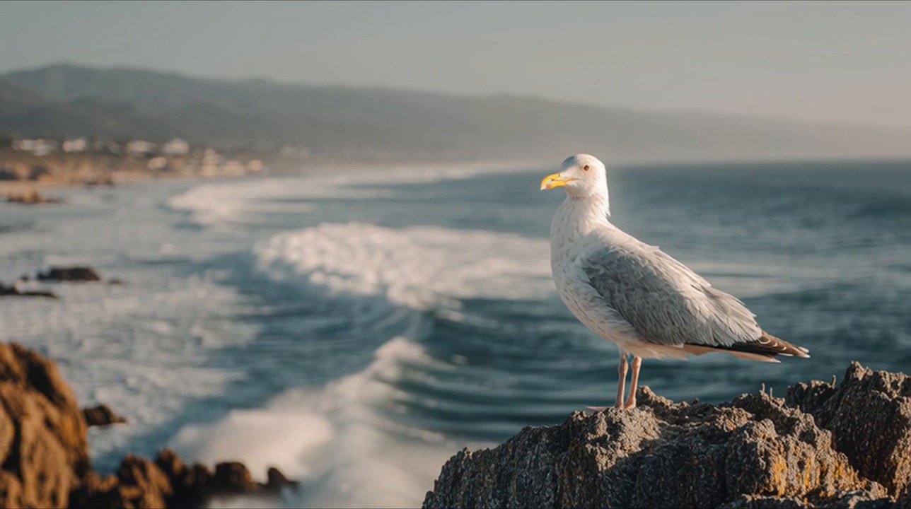 Seagull, Ocean, Wave. Free Stock Video - Pixabay