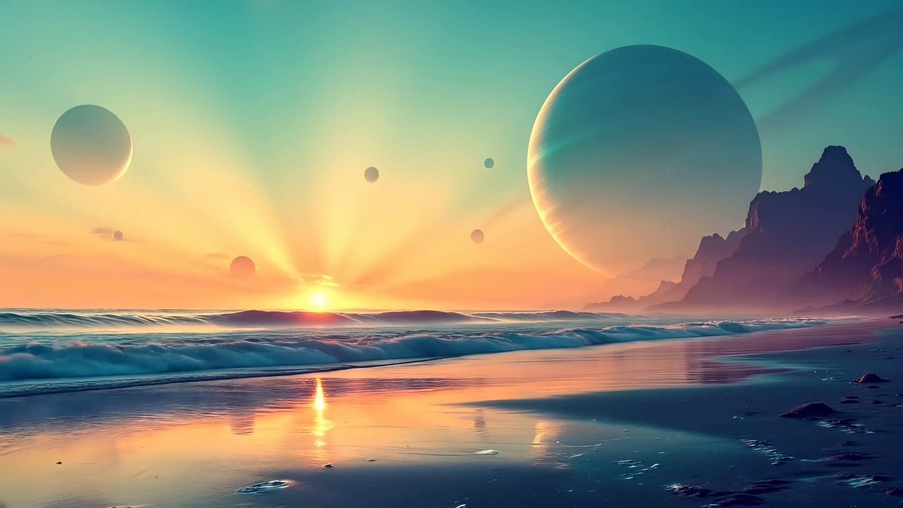 Sunset, Alien, Planet. Free Stock Video - Pixabay