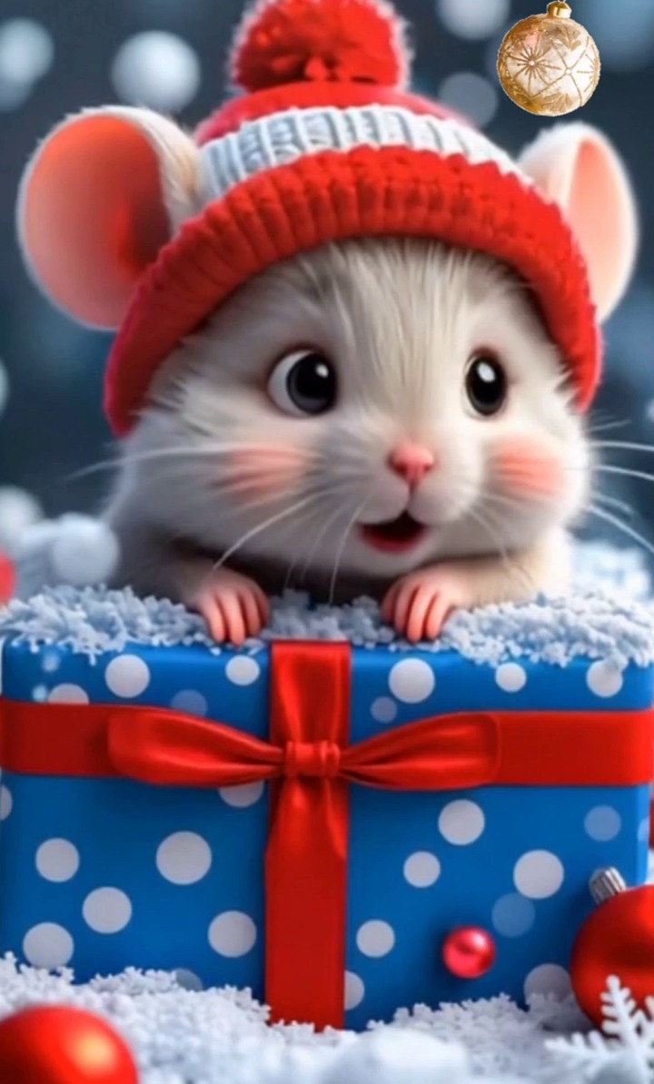 Gift Box, Baby Mouse, Mouse. Free Stock Video - Pixabay
