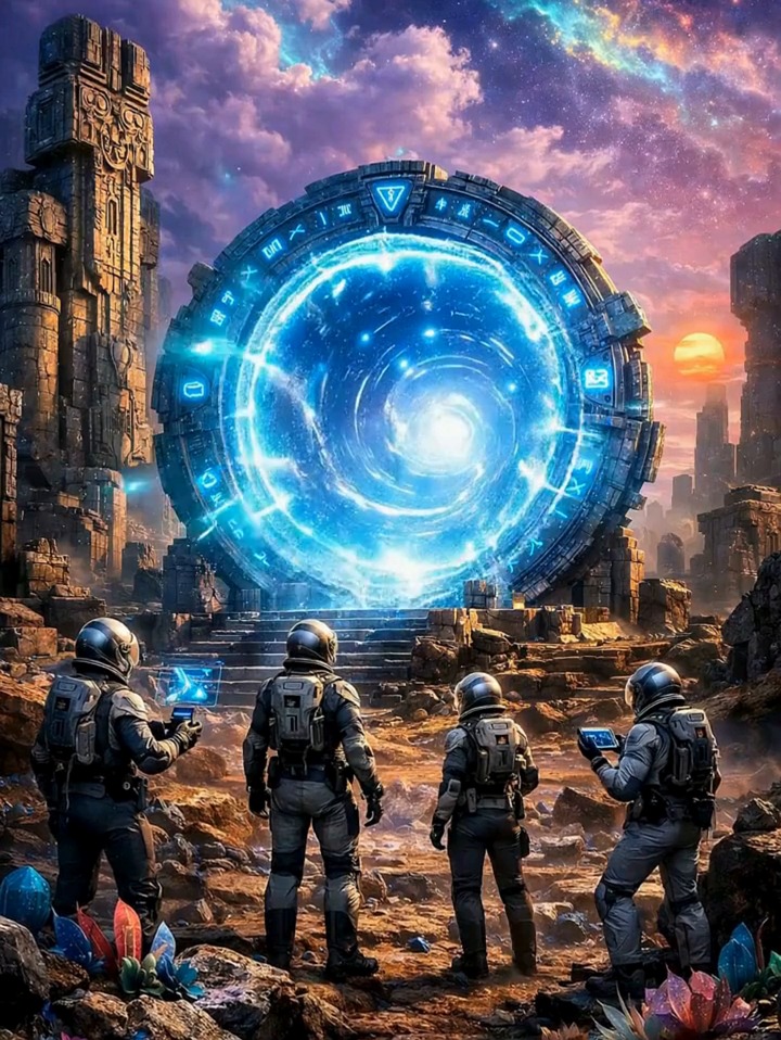 Ancient Alien, Stargate, Alien Technology. Free Stock Video - Pixabay