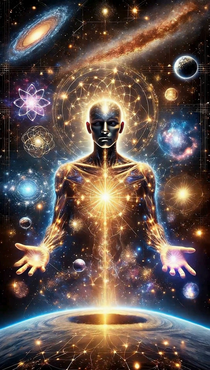 Human Of Light, Spiritual Awakening, Cosmic Consciousness. Free Stock ...