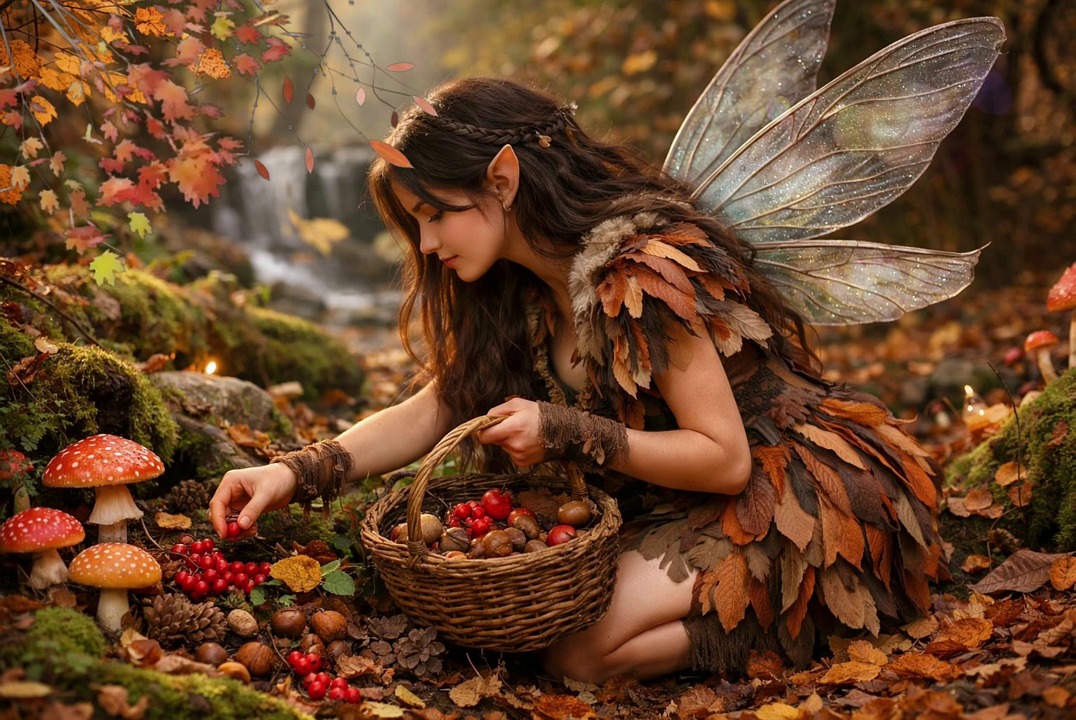 Woodland Fairy, Food, Autumn. Free Stock Video - Pixabay