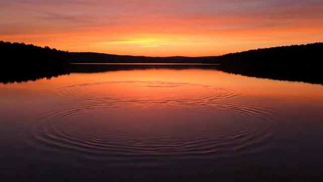Lake, Sunset, Water Reflection. Free Stock Video - Pixabay