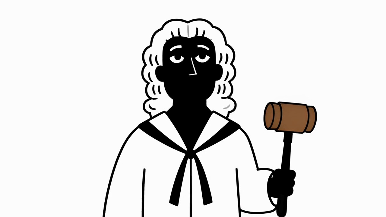 Judge, 2D Character, Gavel. Free Stock Video - Pixabay