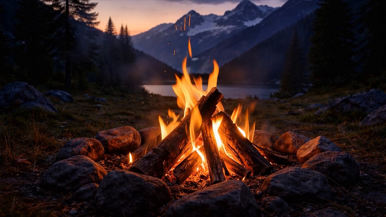 Fire, Flames, Burn. Free Stock Video - Pixabay