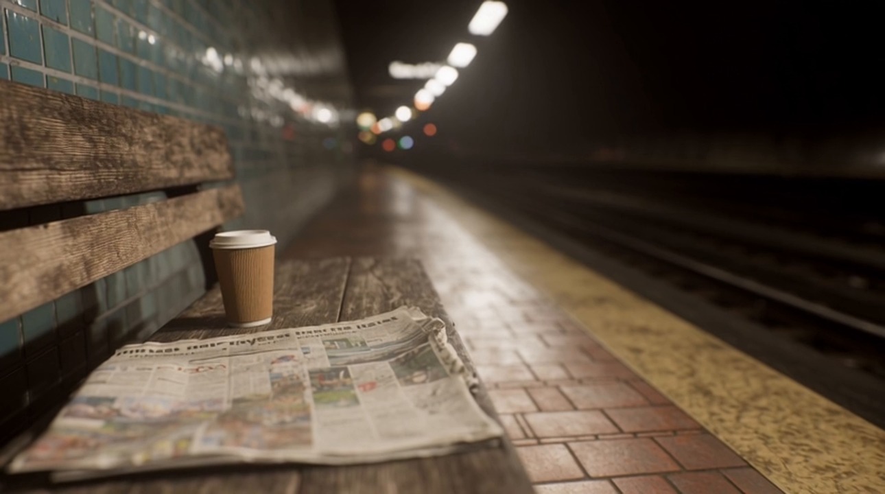 Subway, Platform, Bench. Free Stock Video - Pixabay