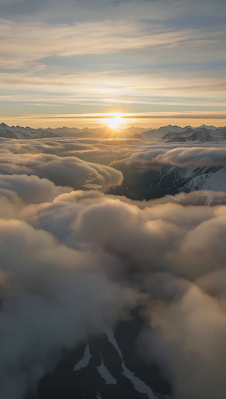 Clouds, Mountains, Sunset. Free Stock Video - Pixabay