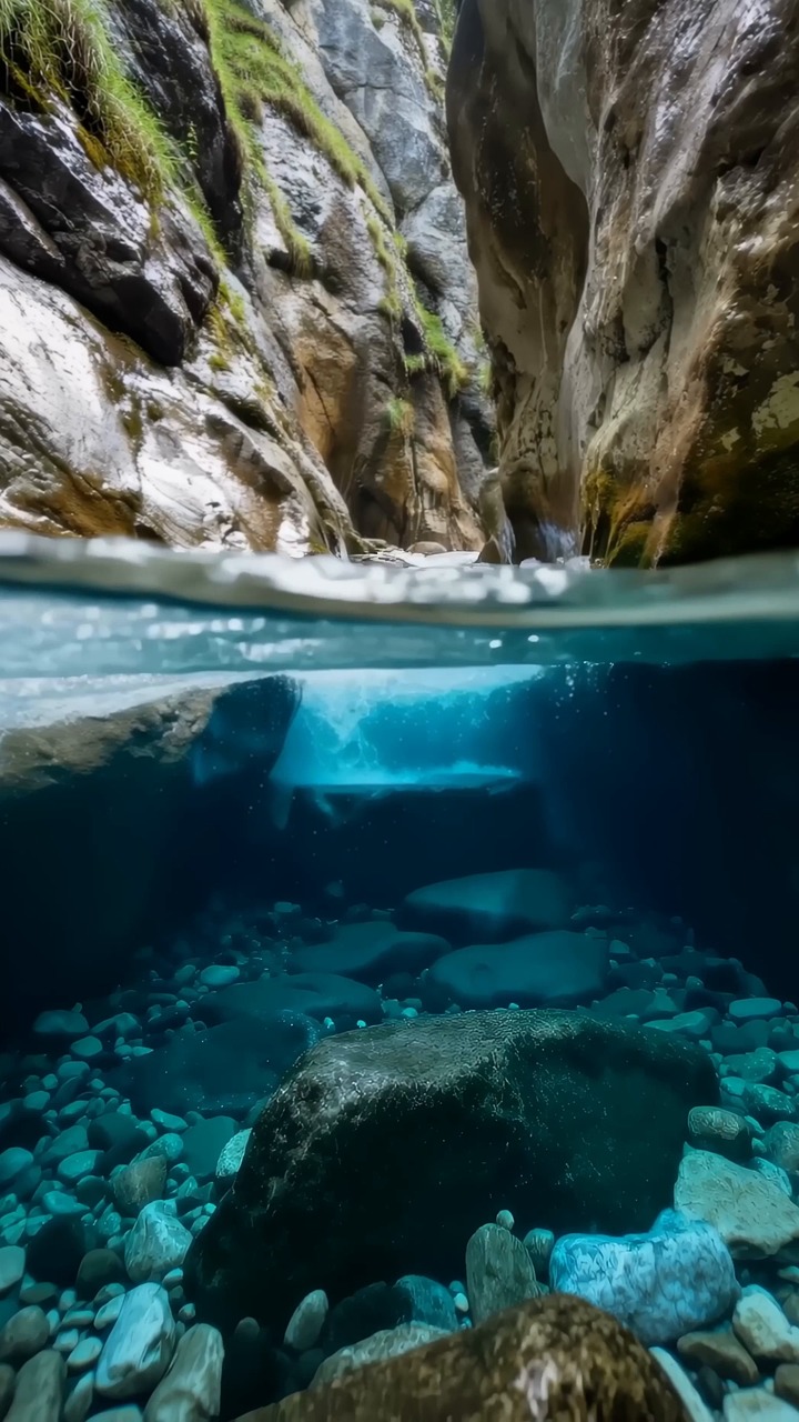 Underwater, Hidden, Cascade. Free Stock Video - Pixabay