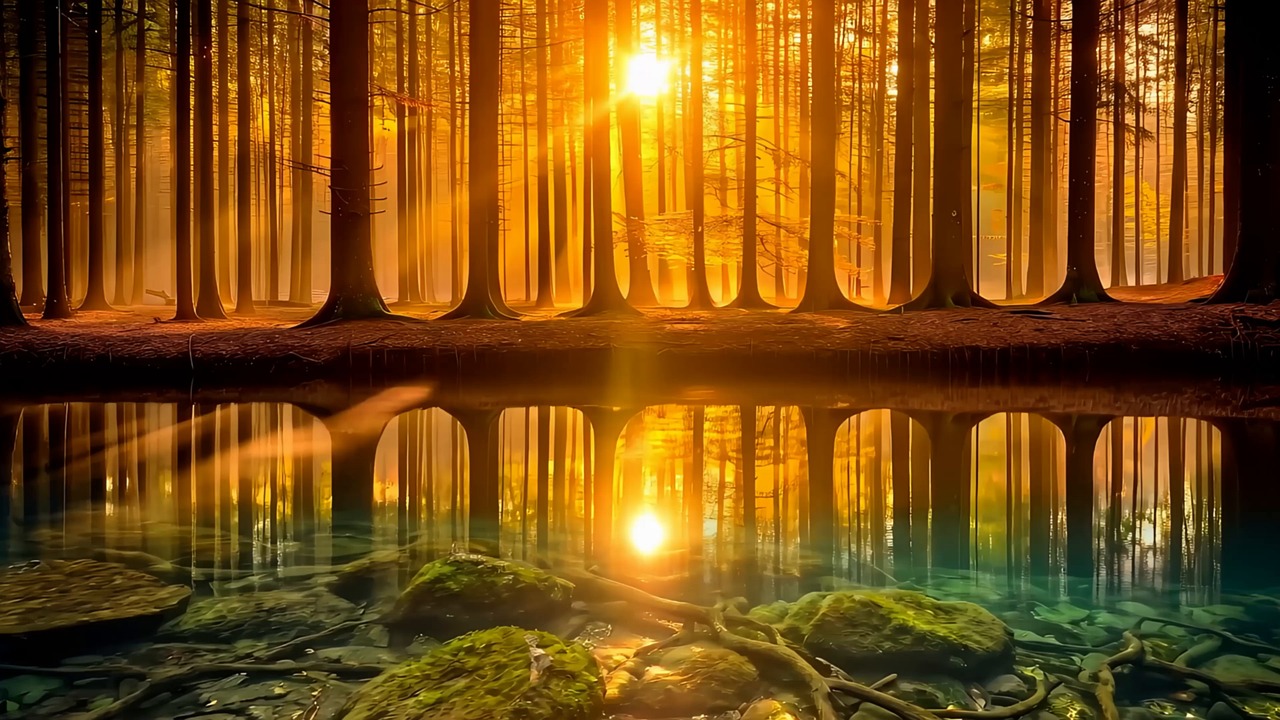 森林 太阳 反射 - Free video on Pixabay