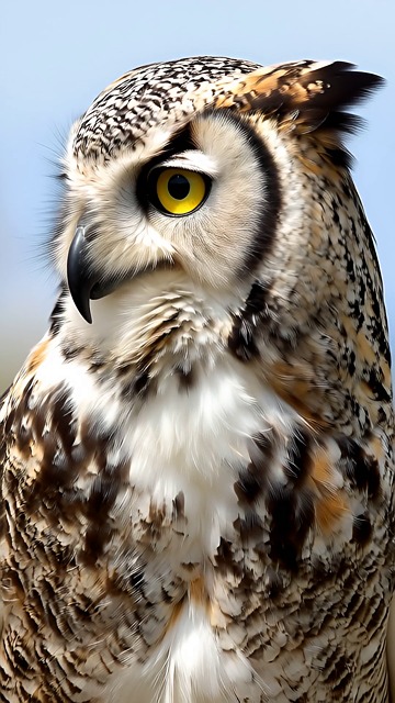 Ai Generated, Owl, Pharaoh Eagle Owl. Free Stock Video - Pixabay