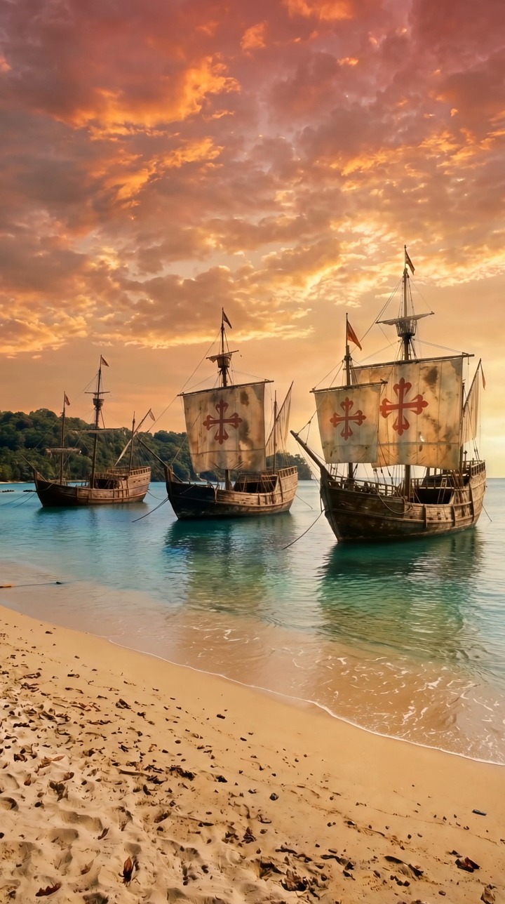 Ai Generated, Caravel, Ship. Free Stock Video - Pixabay
