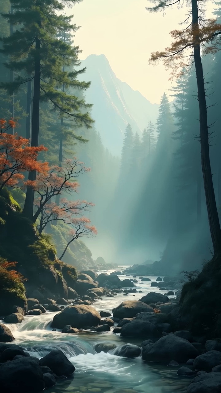 Ai产生的 森林 溪 - Free video on Pixabay