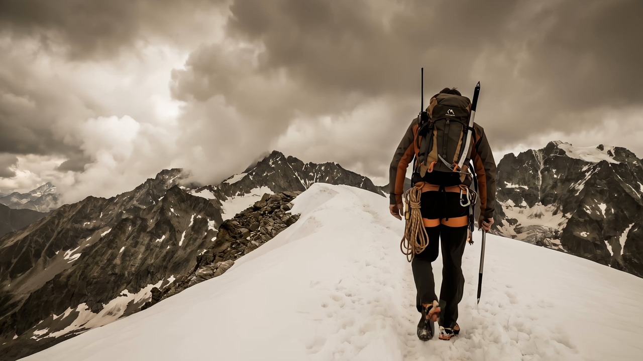 Ai Generated, Alpinist, Mountaineering. Free Stock Video - Pixabay