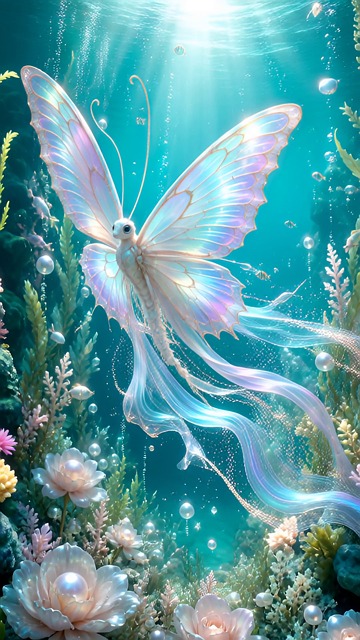 Ai产生的 海蝴蝶 蝴蝶 - Free video on Pixabay